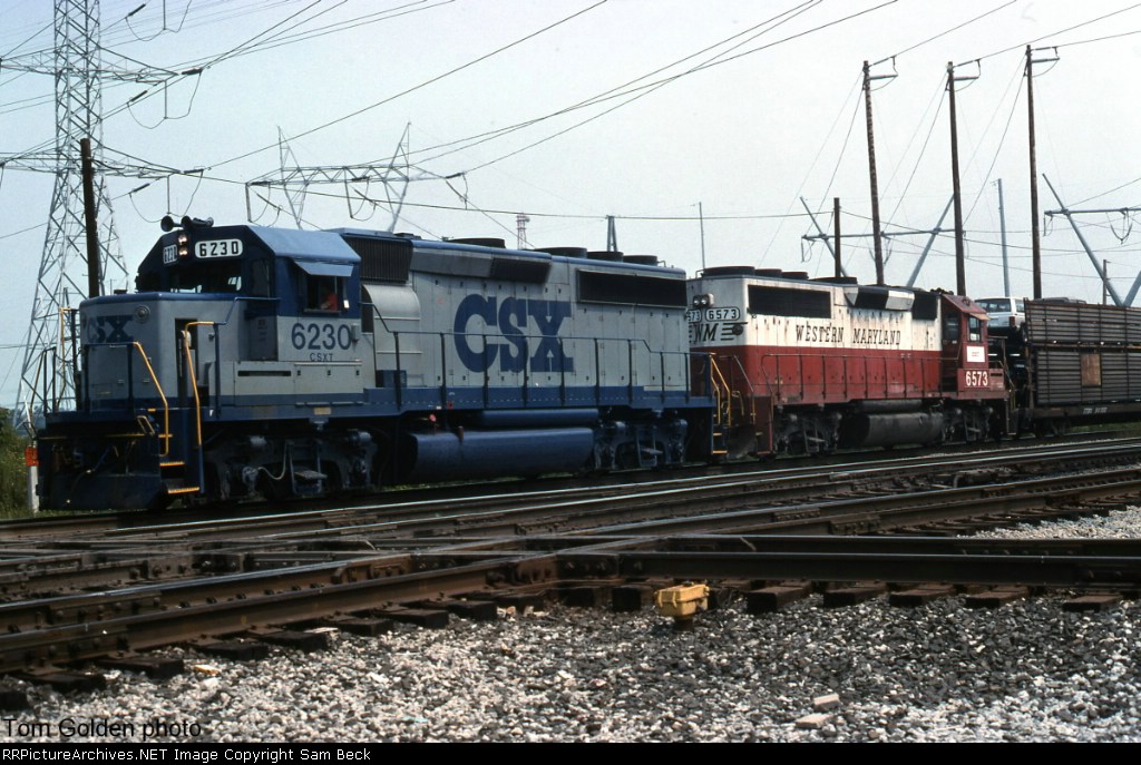 CSX 6230 and 6573